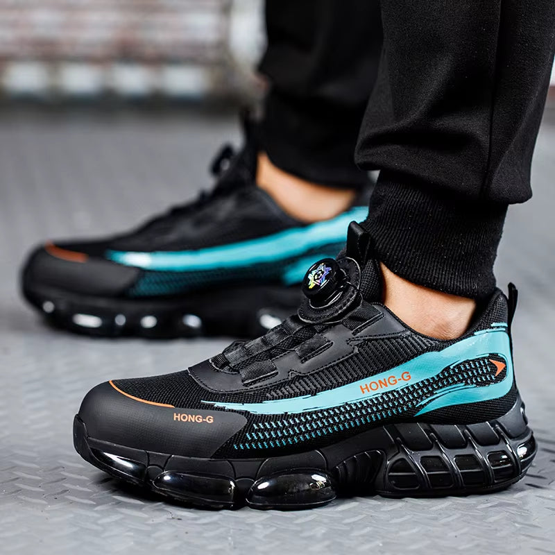 Rotary Buckle Protective Work Sneakers – CodedFlux